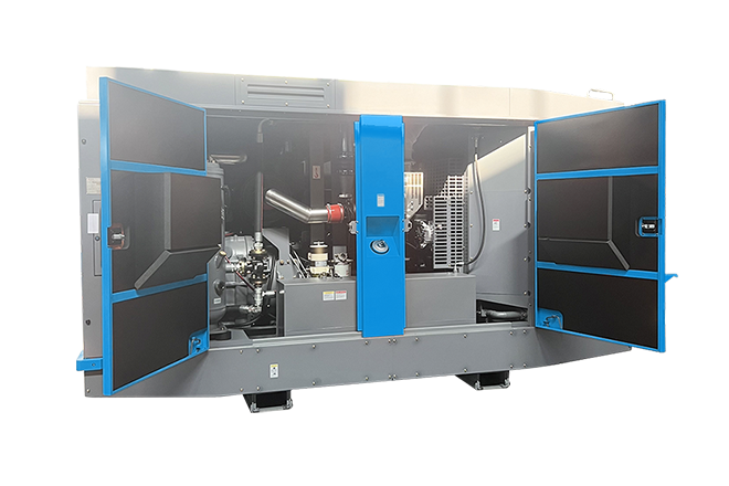 Electric portable screw air compressor DMiningwell 410SCYT
