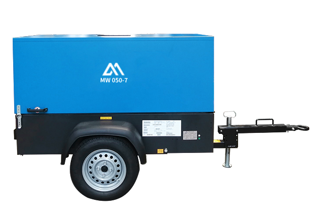 Portable screw air compressor MW050-7