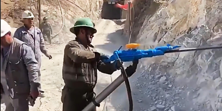 0-5 metros - Perforadora de roca neumática"'/hidráulica