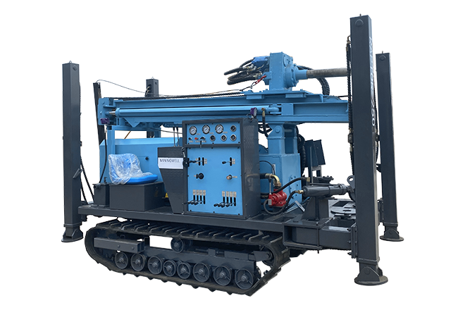 Crawler water well drilling rig MW250