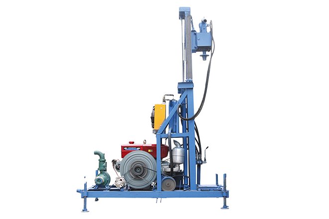 100m Deep Portable Diesel Hydraulic Water Well Rotary Drilling Rig