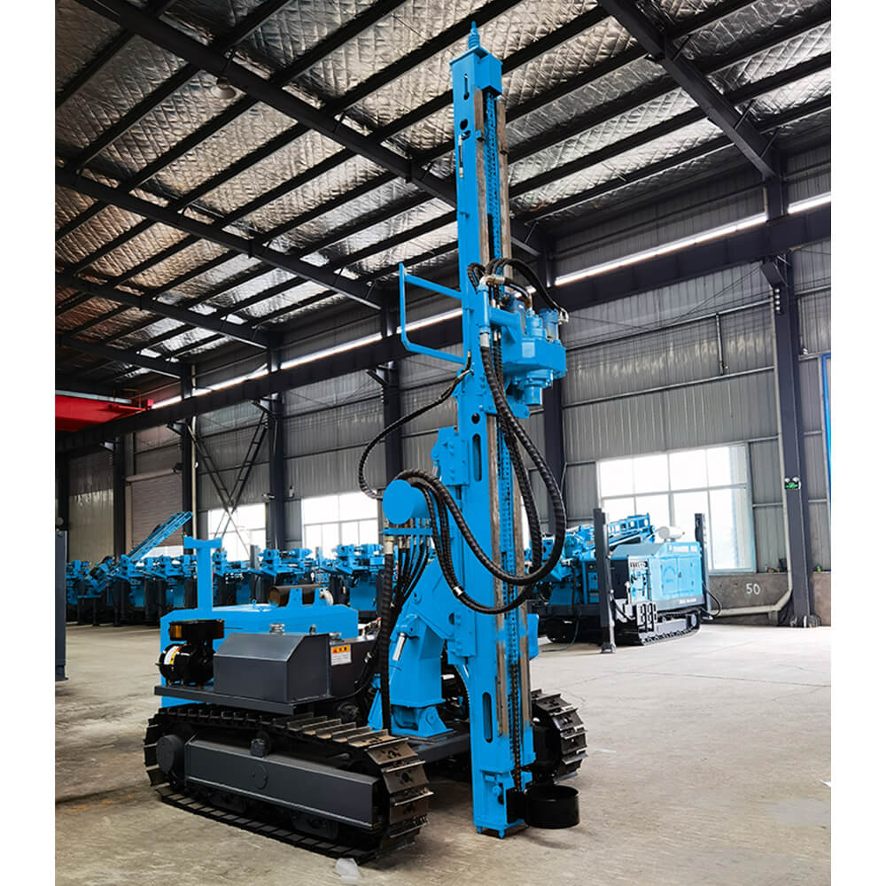 MWGF150 Multifunctional Crawler Photovoltaic Drilling Rig