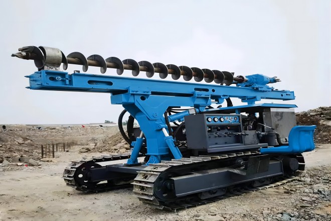 MWGF150 Multifunctional Crawler Photovoltaic Drilling Rig