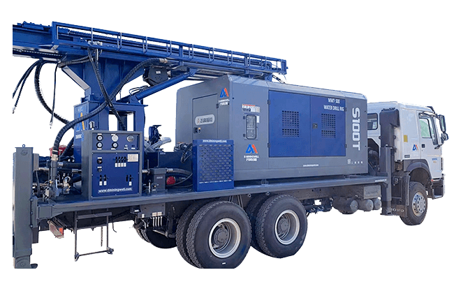 Truck mounted water well drilling rig MWT-300