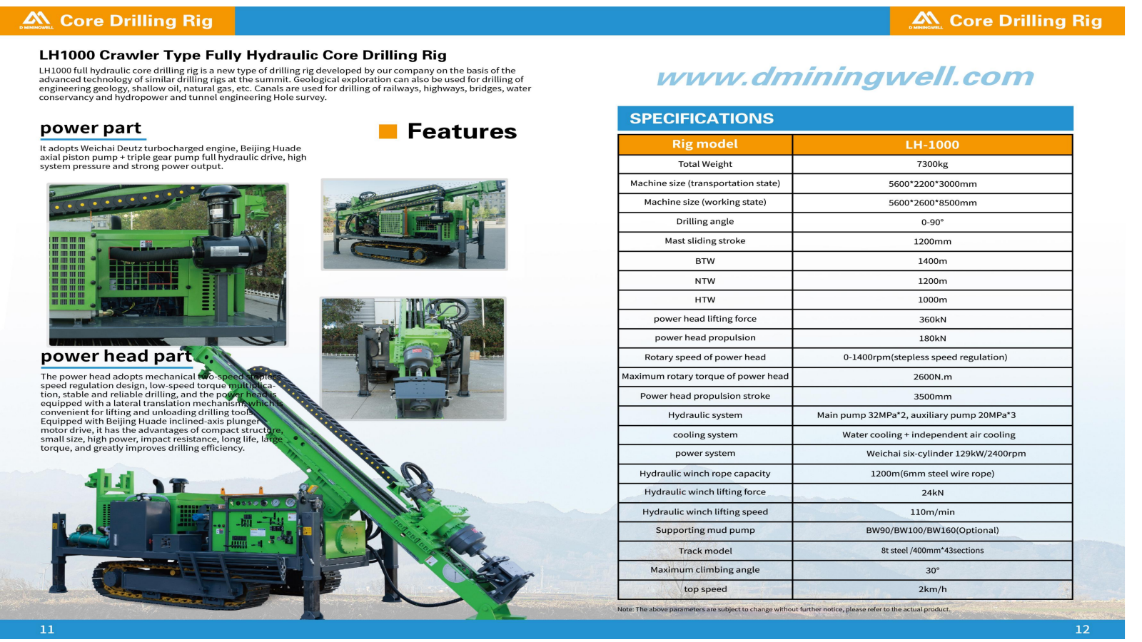 D Miningwell Core Drilling Rig - Excellence in Drilling with Long ...